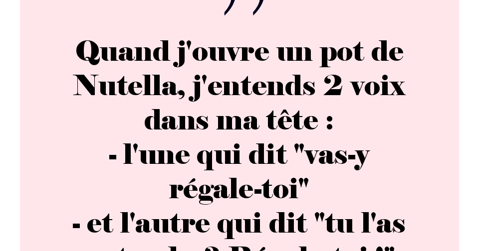 La gourmandise n'est PAS un défaut.